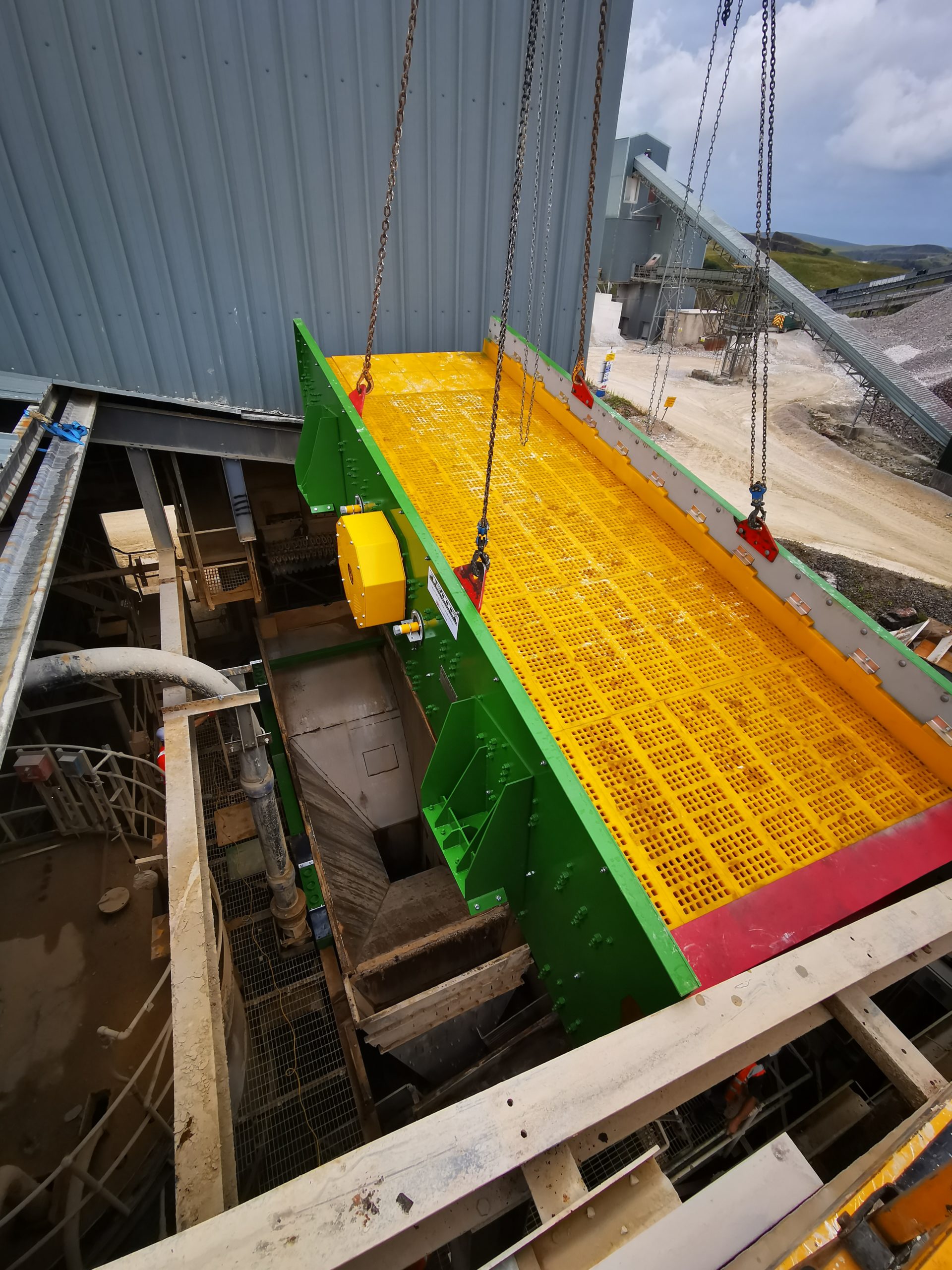 Two Deck Washing Screen for Lhoist - Finedoor