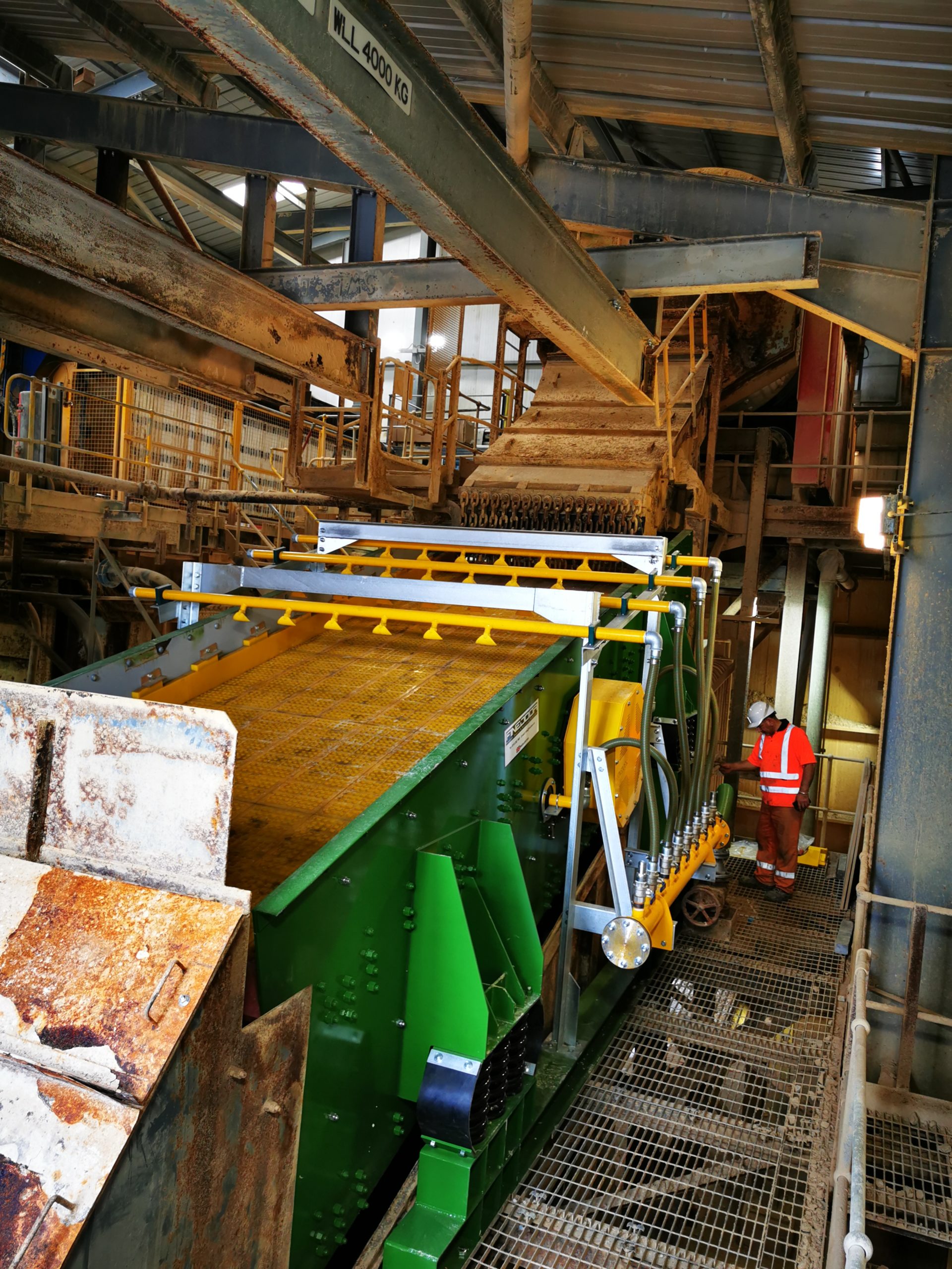 Two Deck Washing Screen for Lhoist - Finedoor